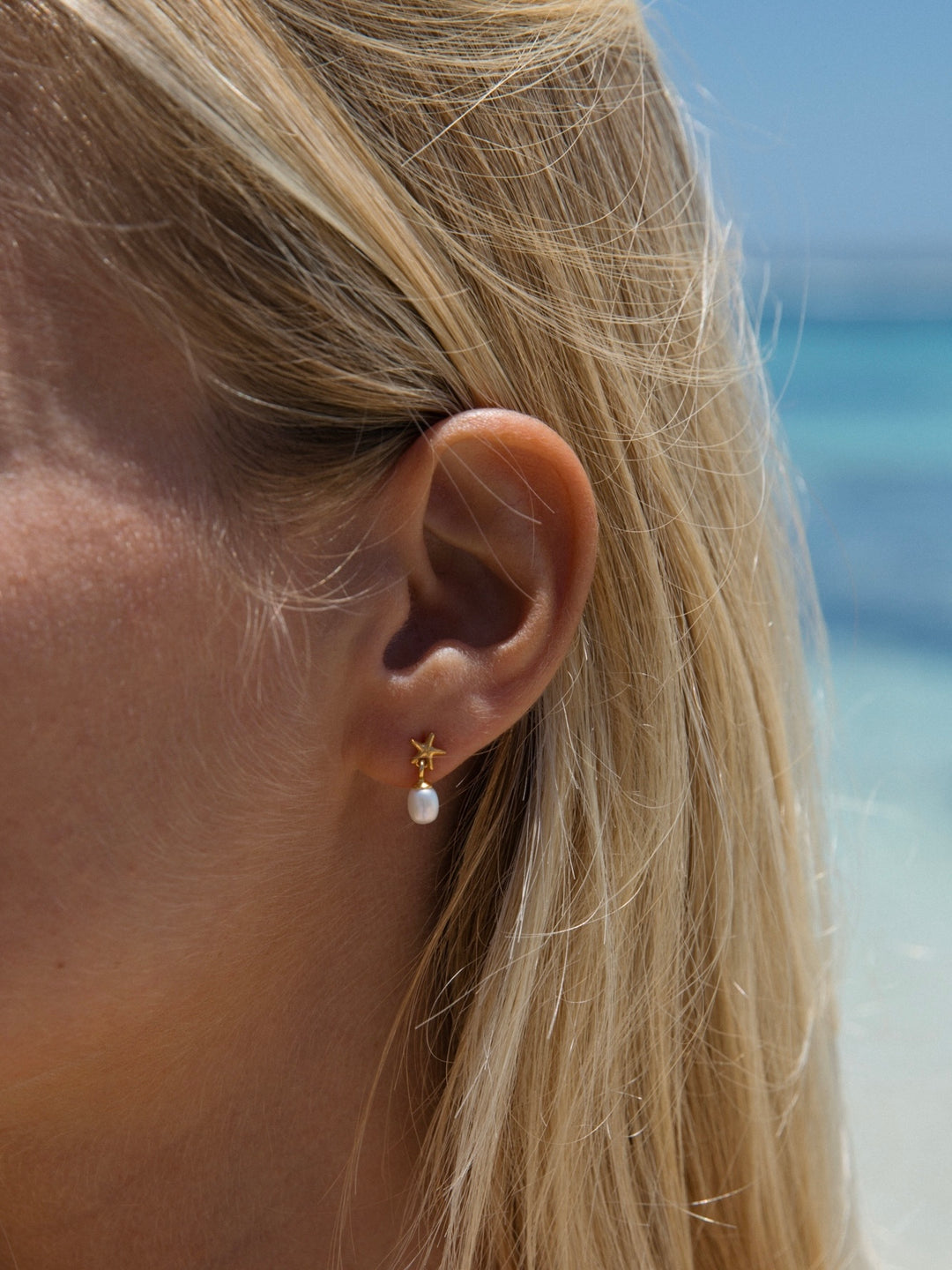 Pearl Starfish Earring Stack in 18K Gold Vermeil – Malakai the Label